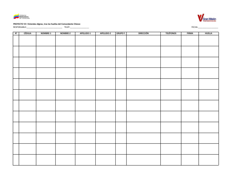FORMATO - ASAMBLEA PVV (1) | PDF