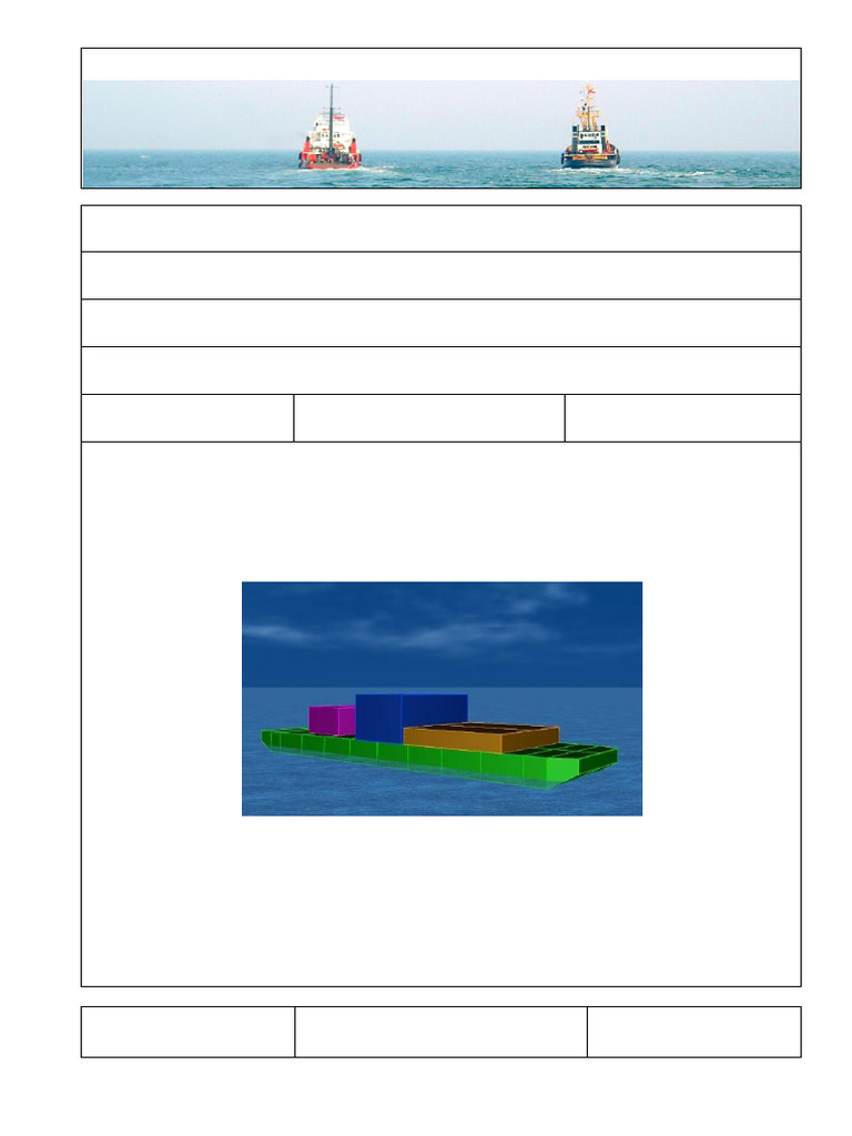 098500.SP003.Bollard Pull Model.Specification.R0 | PDF | Tugboat | Barge