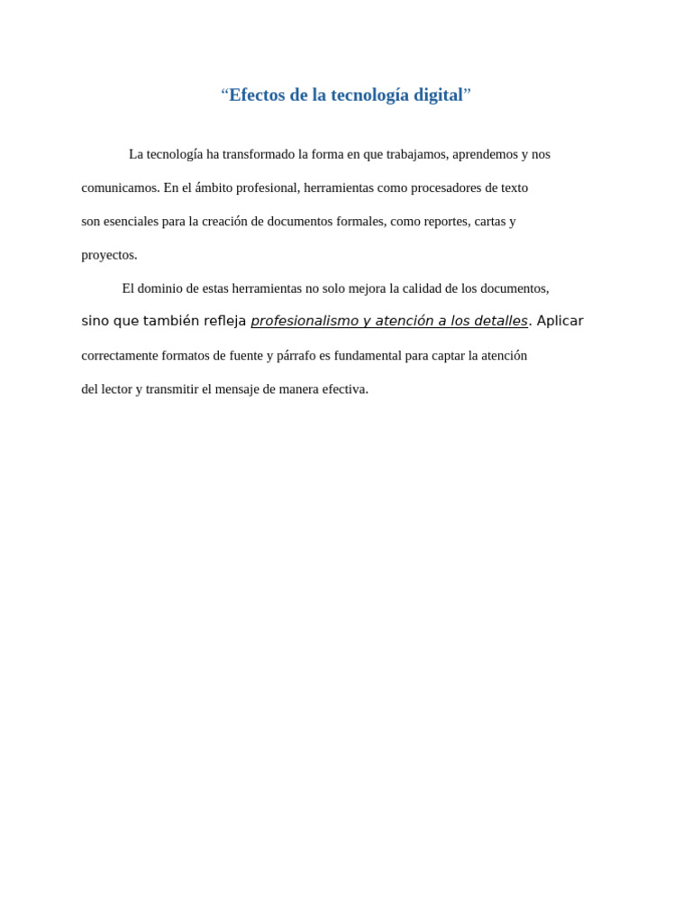 La Tecnología Ha Transformado La Forma en Que Trabajamos | PDF