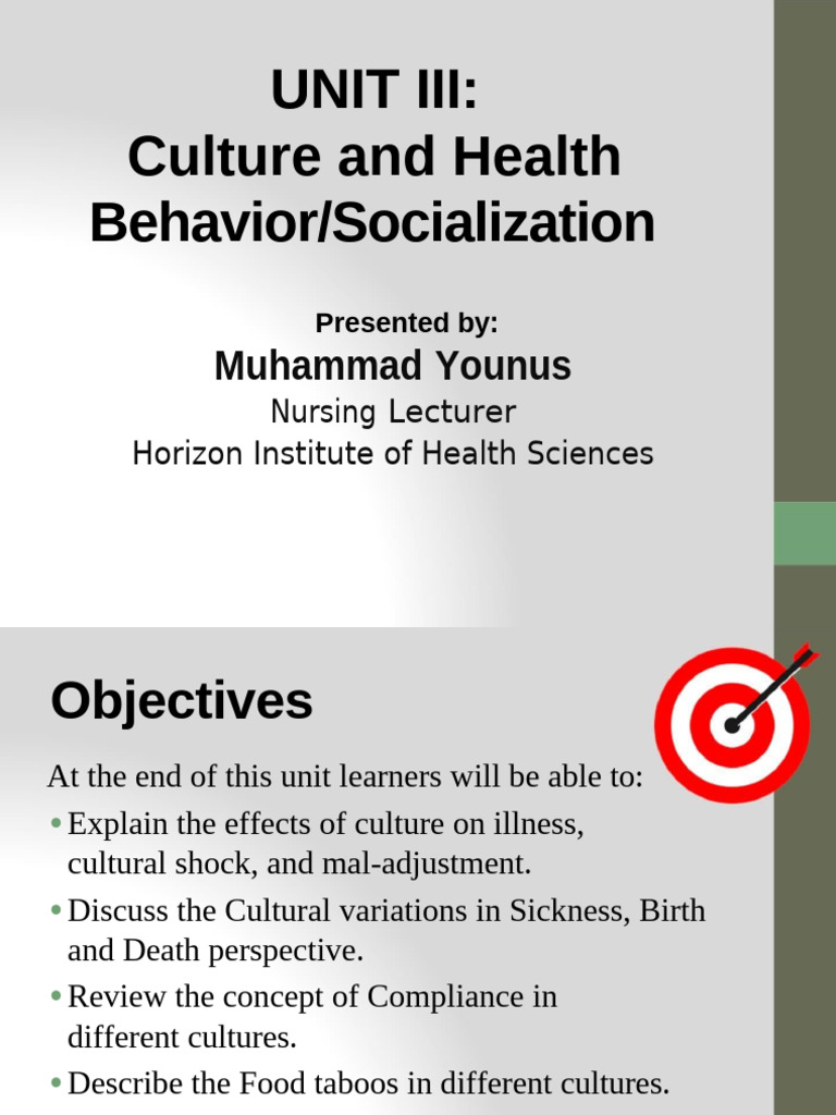 Culture's Impact on Health and Behavior | PDF | Socialization | Psychology