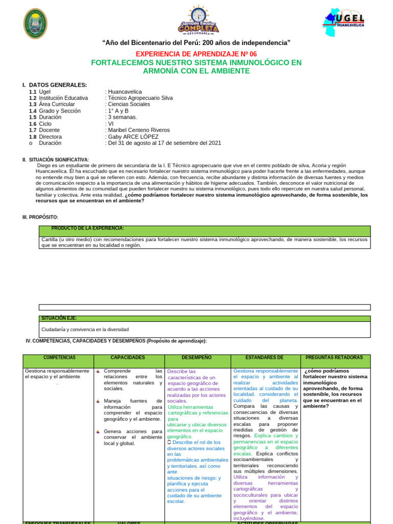 Fortaleciendo la Inmunidad Sostenible | PDF | Evaluación | Biodiversidad