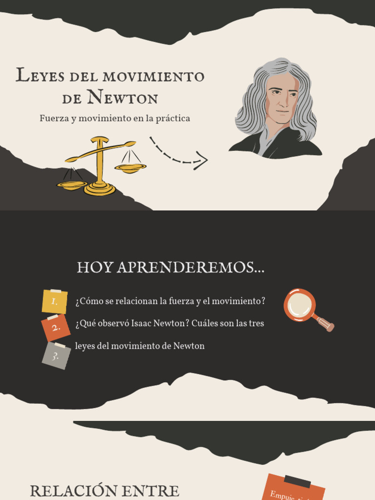 Leyes del movimiento de Newton explicadas | PDF | Fuerza | Las leyes ...
