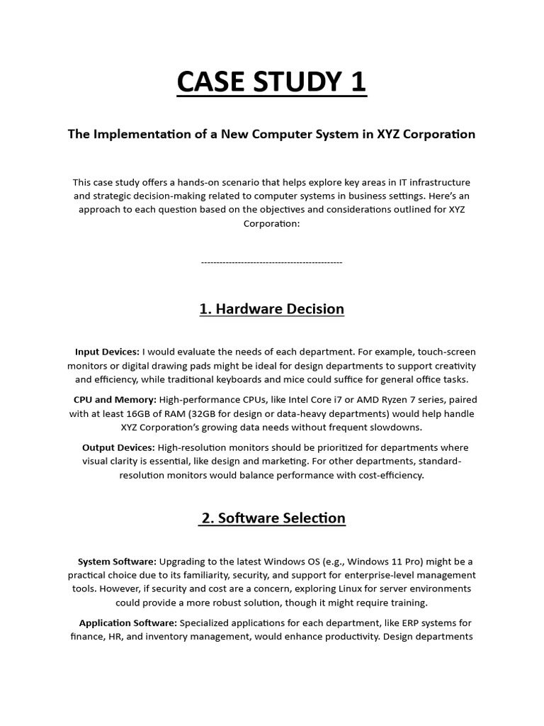 CASE STUDY 1 | PDF | Backup | Computer Network