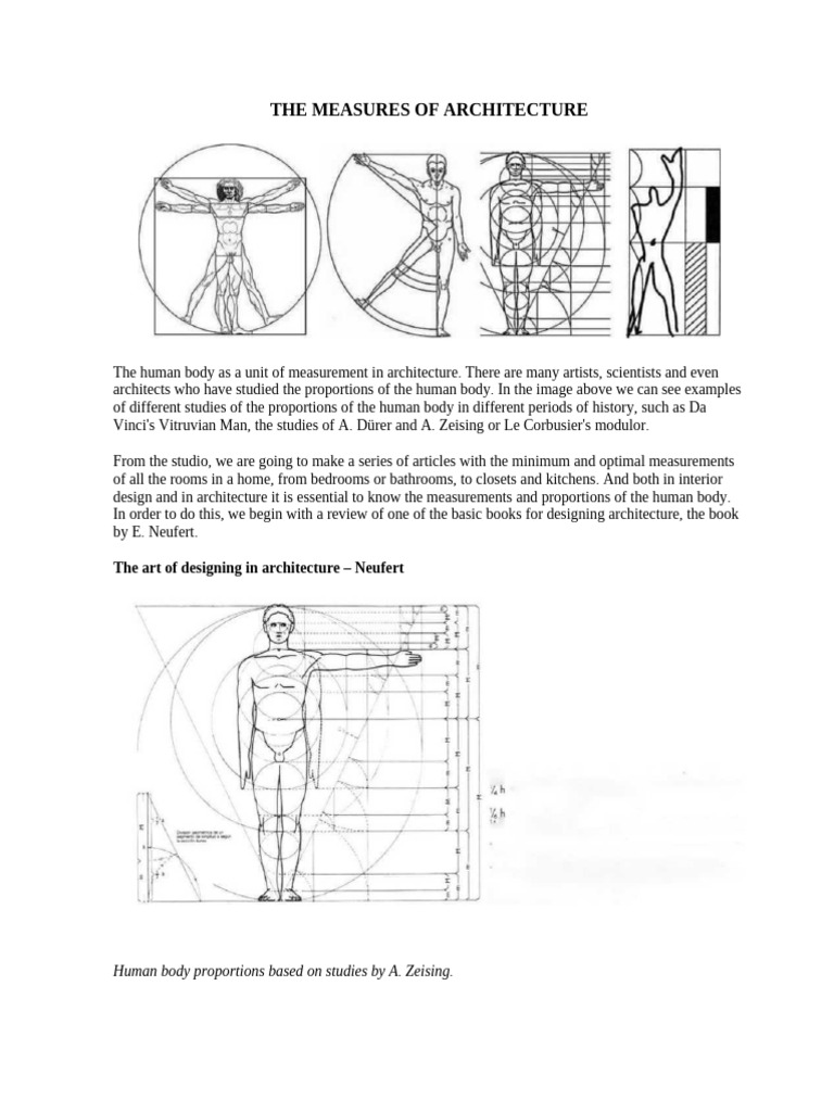 The Measurements of Architecture | PDF | Interior Design