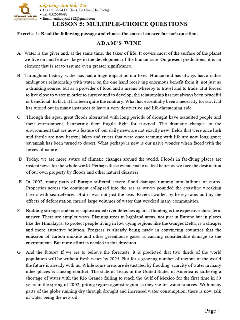 Lesson 5 | PDF | Francis Crick