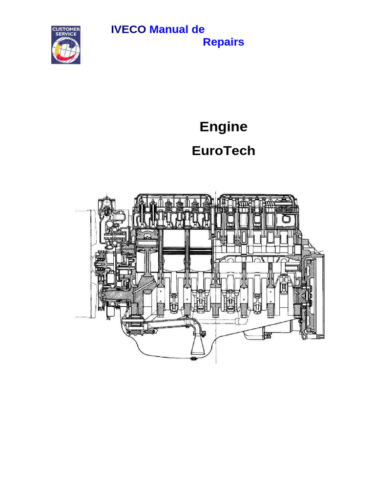IVECO EuroTech Engine Repair Manual | PDF | Fuel Injection | Engines