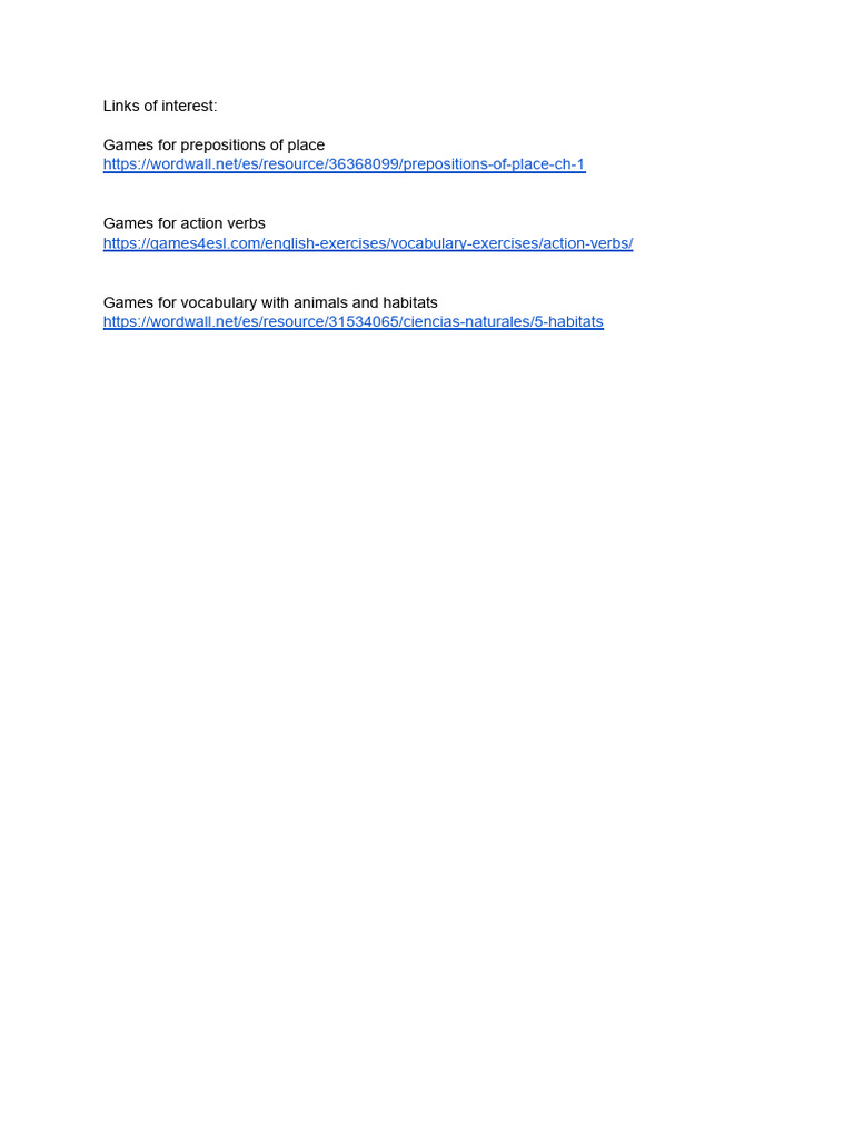 Links of Interest | PDF