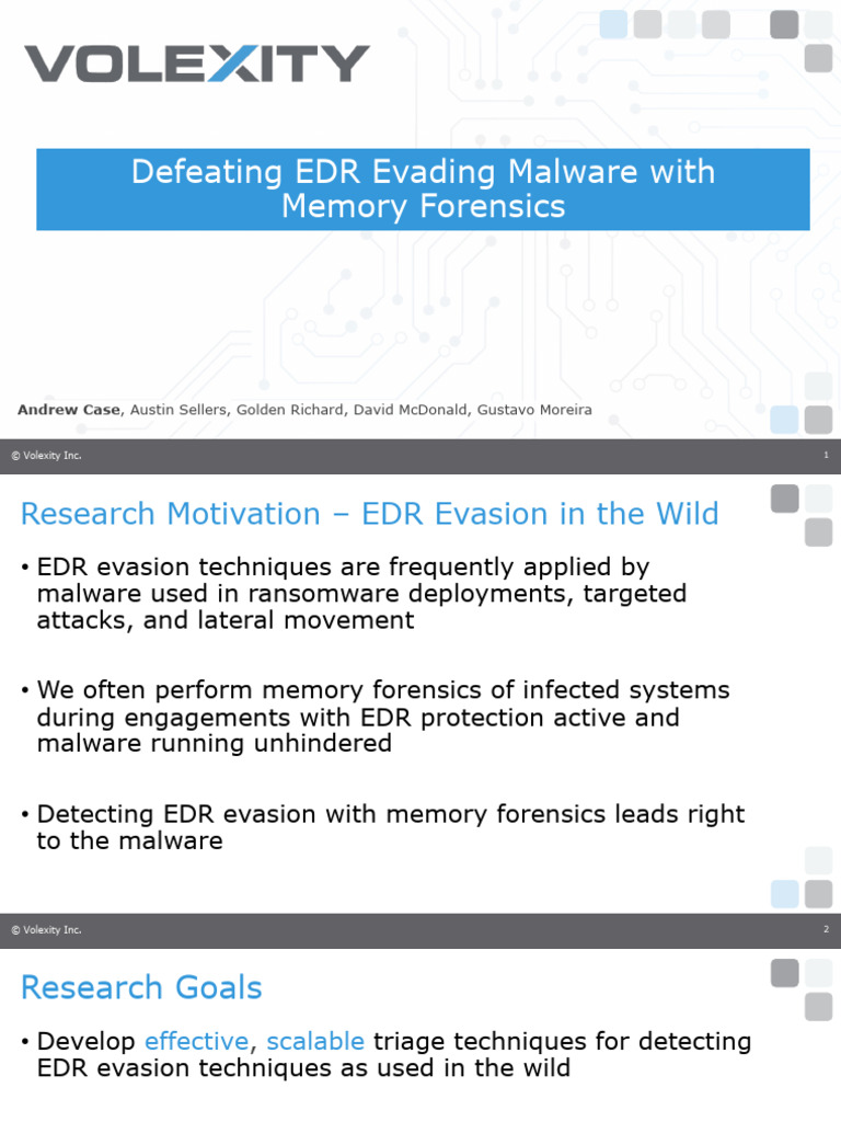 DEF CON 32 - Andrew Case Austin Sellers Golden Richard David McDonald Gustavo Moreira ...