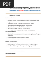 Class 10 Biology Chapter Notes | PDF | Reproduction | Biology