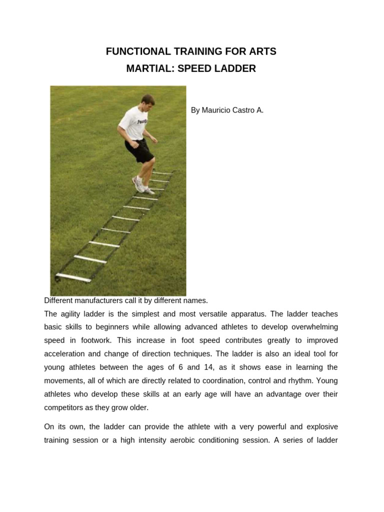 Functional Training For Martial Arts | PDF | Balance (Ability) | Stairs