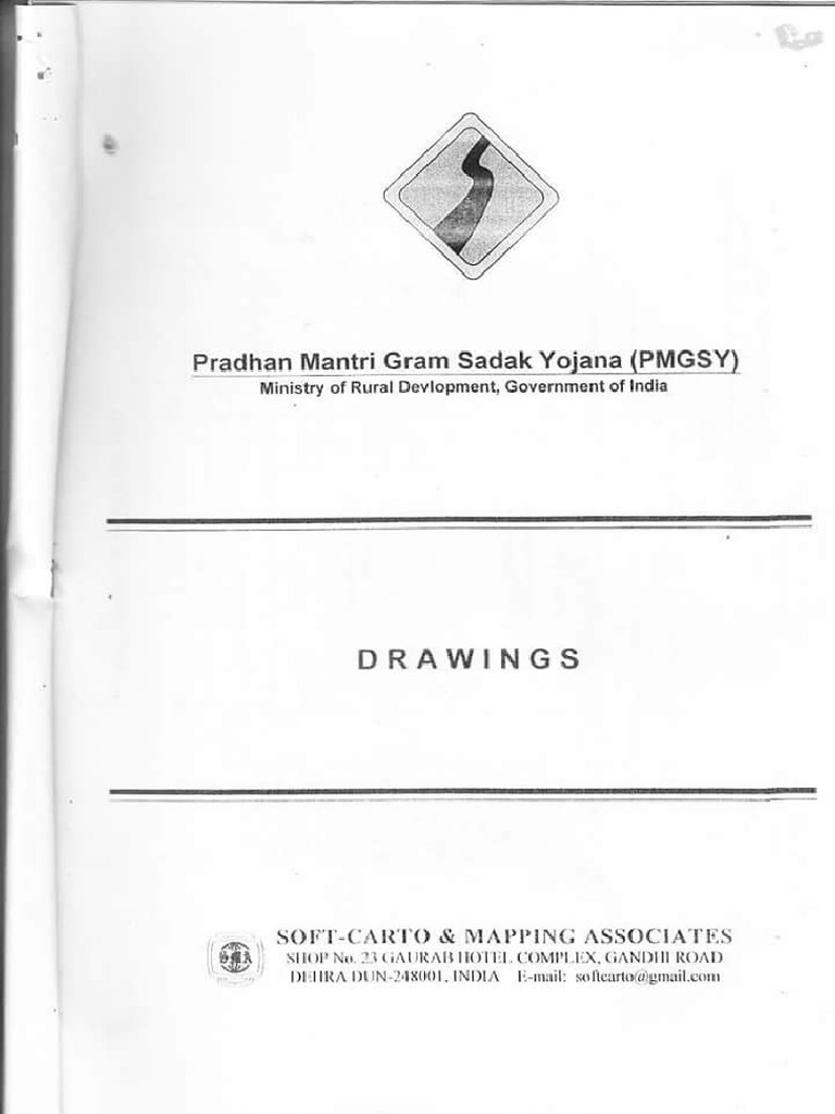 PWD STANDARD Drawing Road | PDF