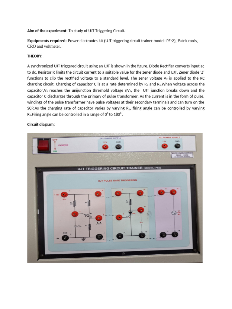 Experiment 2 | PDF | Rectifier | Electrical Network