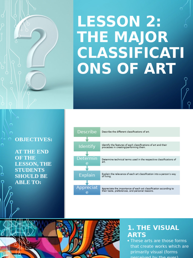 Prelim Lesson 2 | PDF | The Arts | Paintings