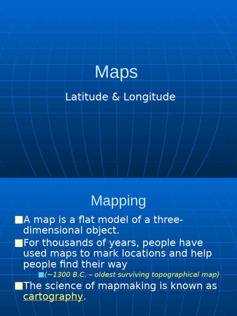 Day 17 To 19 - Mapping - Latitude & Longitude | PDF | Longitude | Latitude
