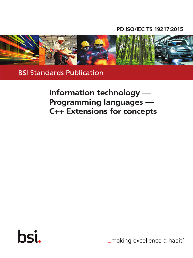 The British Standards Institution - BSI Standards Publication PD ISO_IEC TS 19217_2015 ...