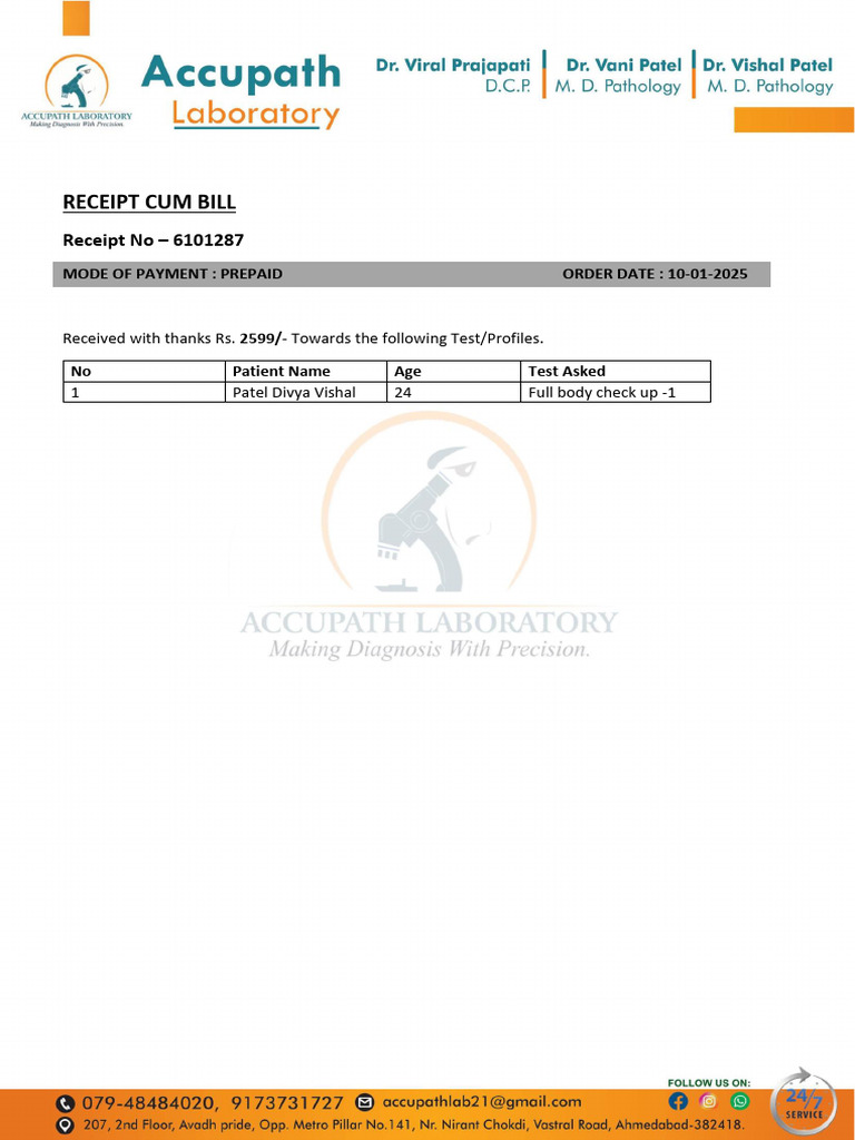 Health Check Up | PDF