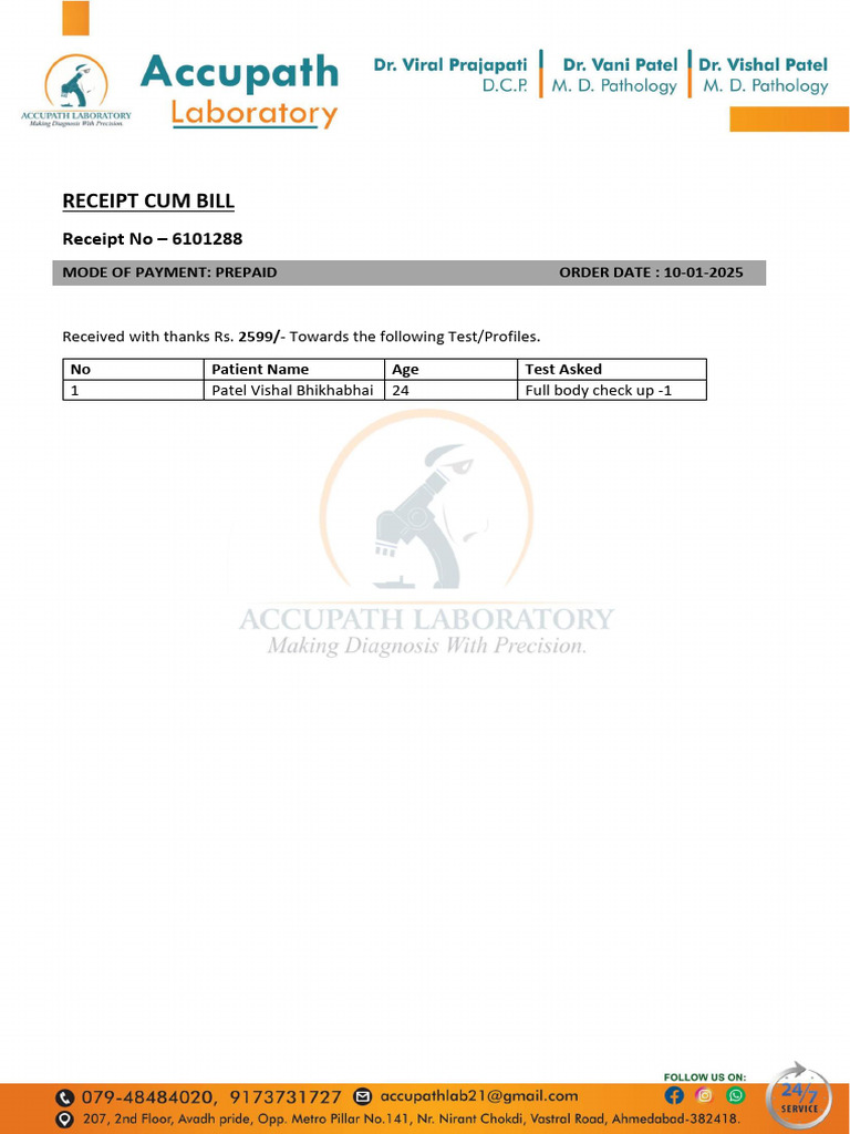 Health Check Up | PDF