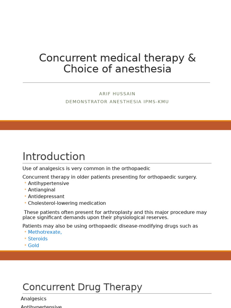 LEC-4 Anesthesia Choice | PDF | Anesthesia | Nonsteroidal Anti ...