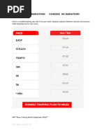 Training Plan 21KM | PDF