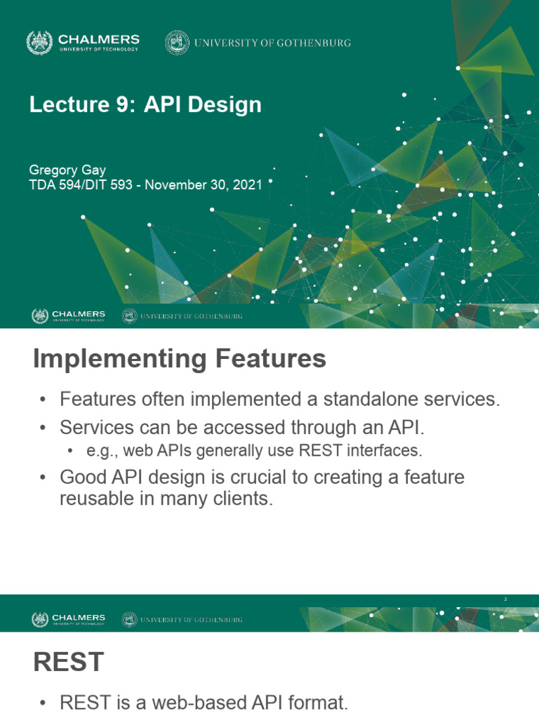 Fall 21 Lecture9 APIs | PDF | World Wide Web | Internet & Web