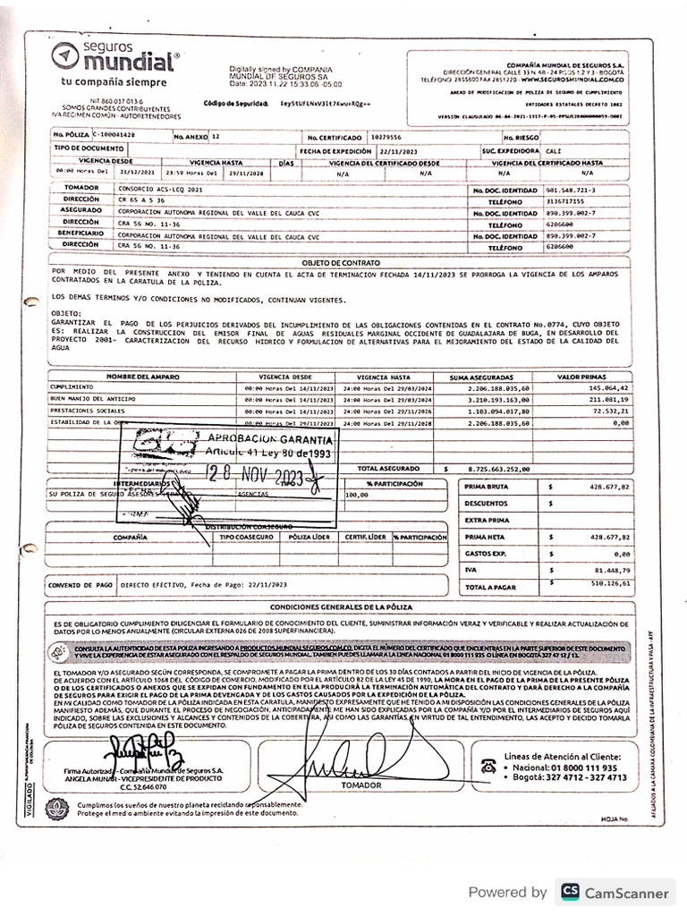 C anexo 12 y RCE anexo 16 Buga aprobado | PDF