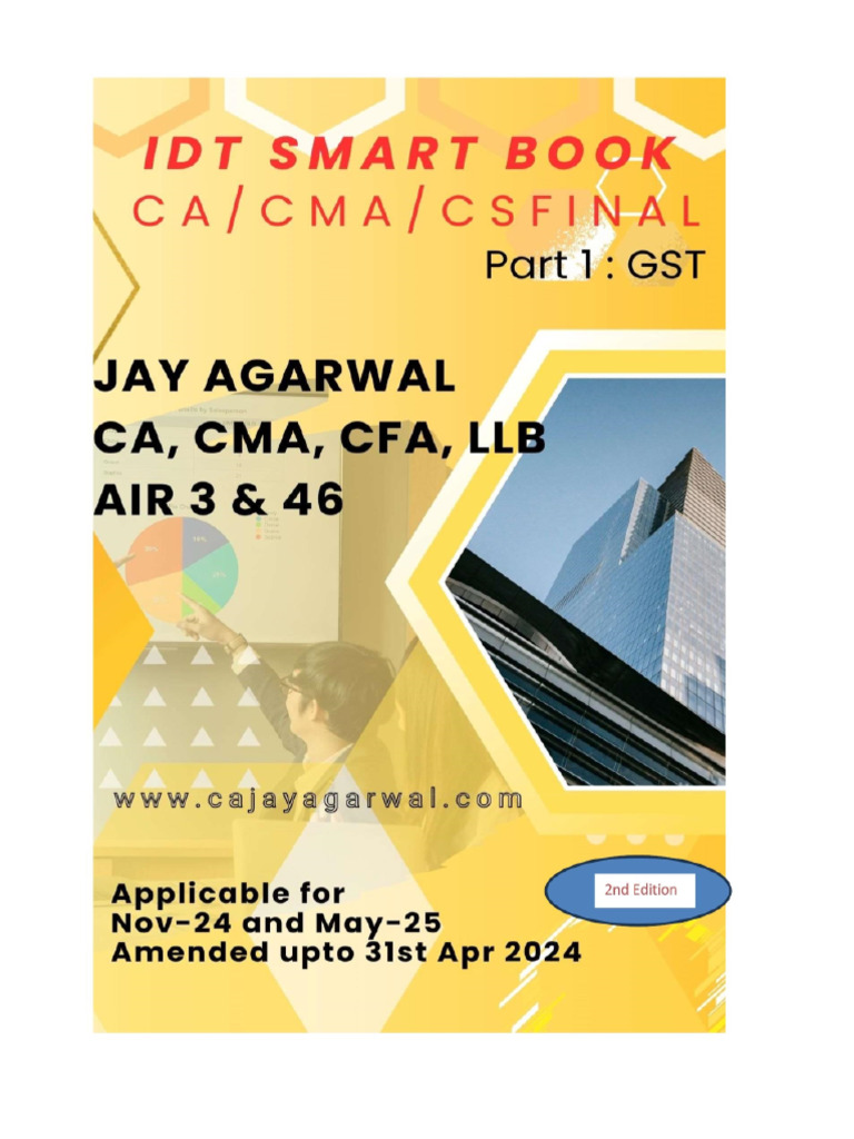 CA Final IDT Smart Book For Nov'24 by Jay Agarwal AIR 3 | PDF