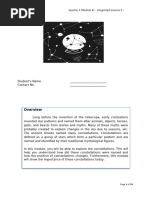 Q3 Science 9 Module 7 | PDF | Constellation | Learning