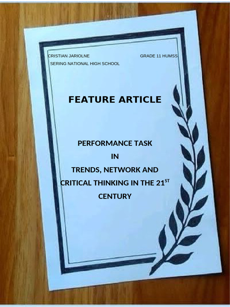 Grade 11 HUMSS Trends Analysis | PDF