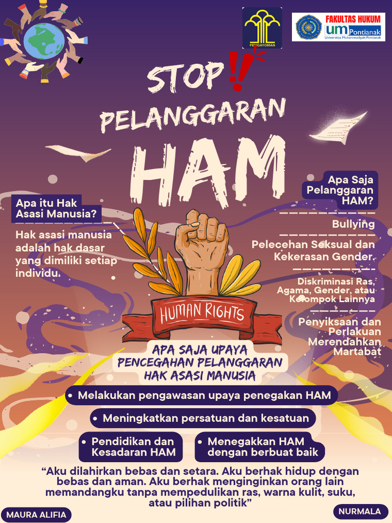 Poster Edukasi Hak Asasi Manusia | PDF