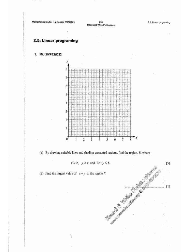 Linear Programming | PDF