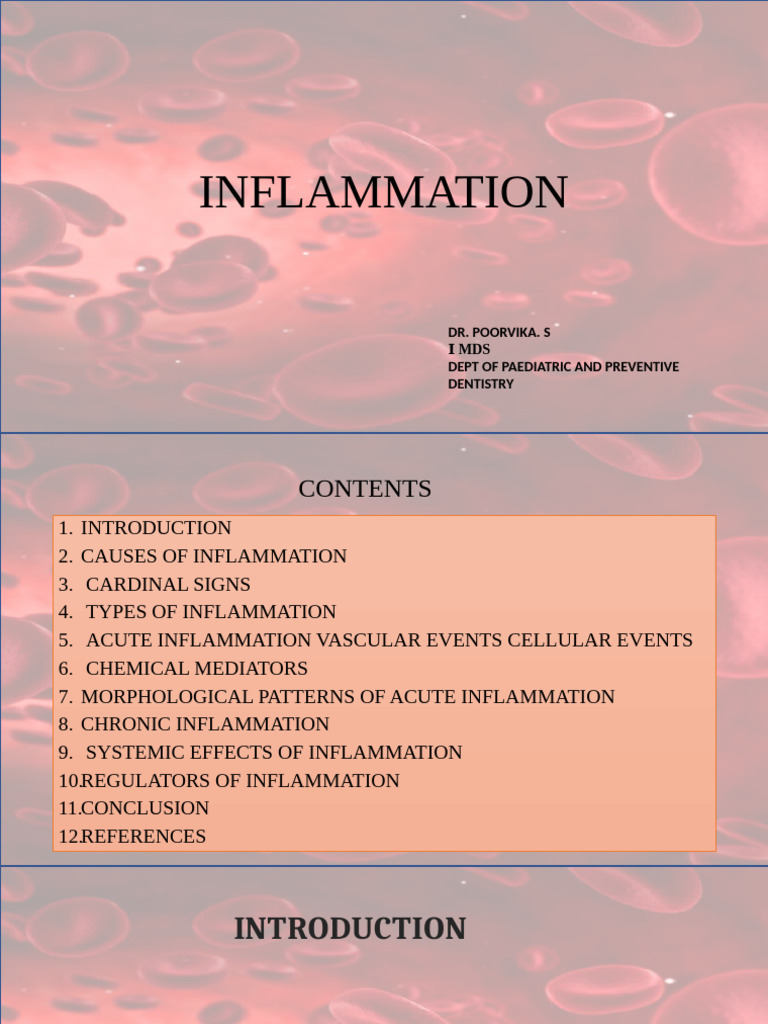 Inflammation Sem 3 | PDF | Inflammation | Macrophage