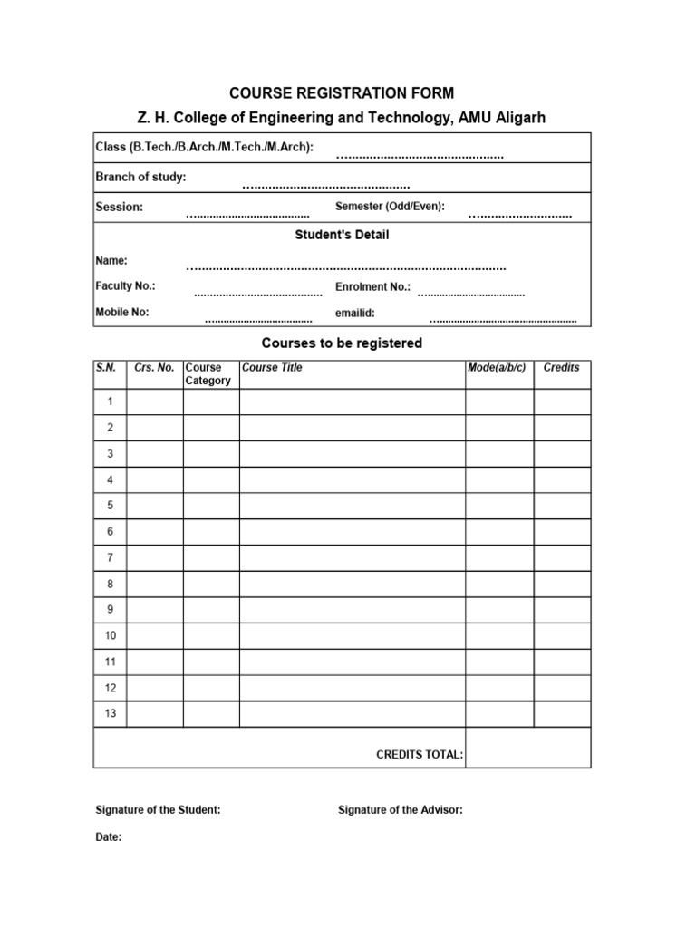 RP Unit Reg-Cont Form | PDF