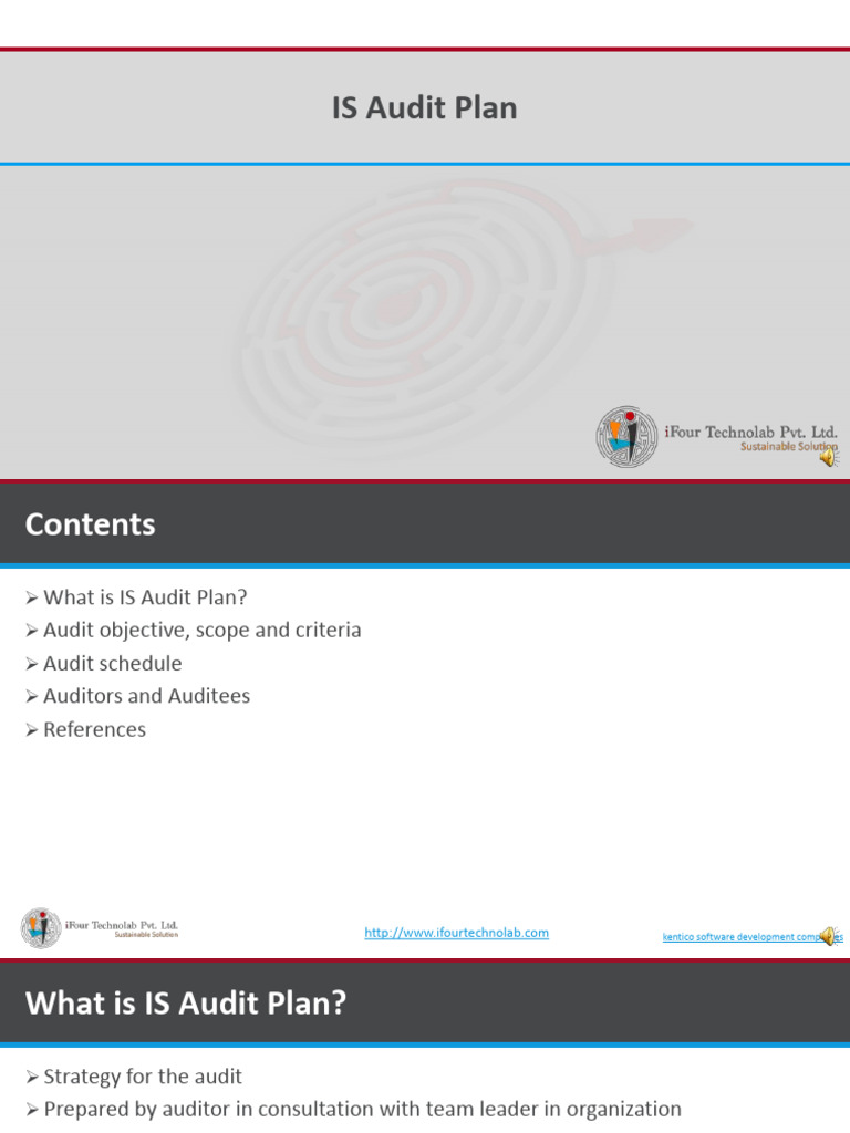 IS Audit Plan | PDF | Audit | Business