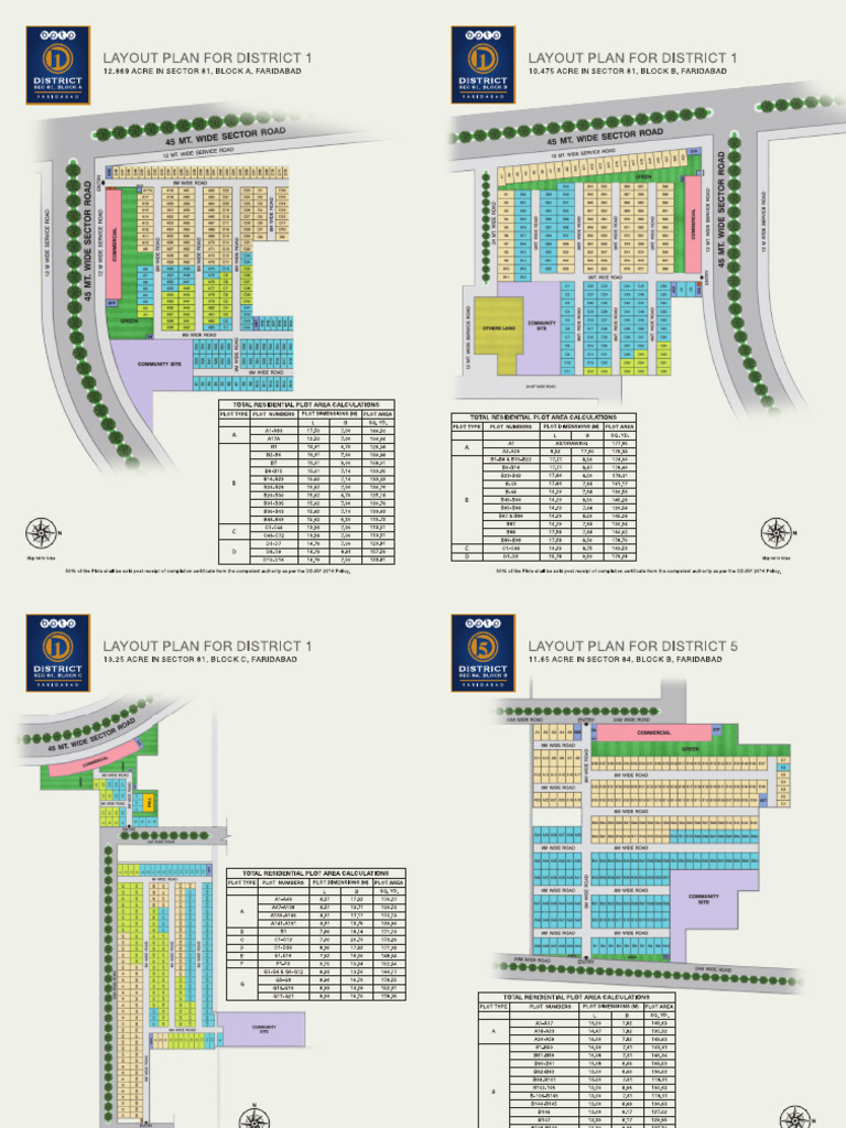 Layout of BPTP District1 | PDF
