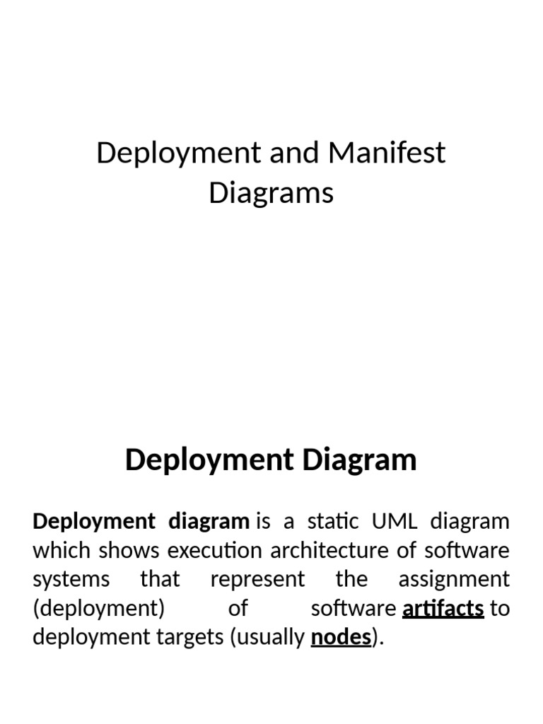 L9 Deployment and Manifest Diagram | PDF | Unified Modeling Language | Node (Networking)