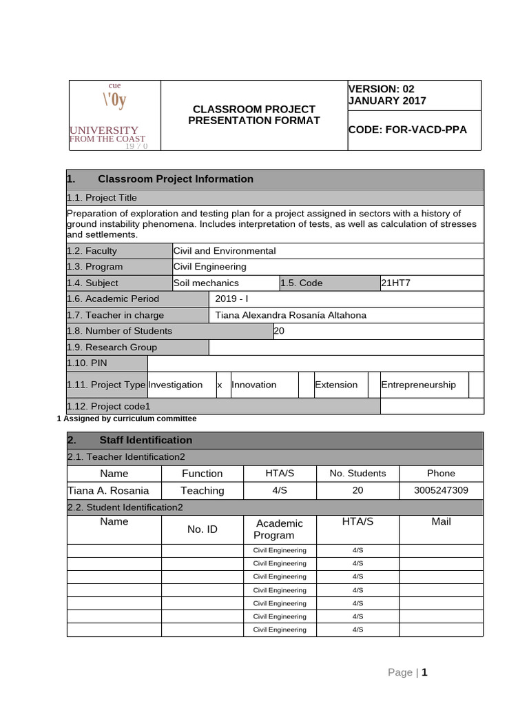 Classroom Project Presentation - Soil Mechanics | PDF | Geotechnical ...