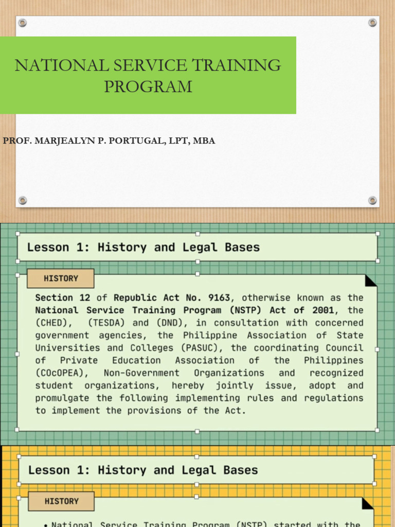 NSTP History | PDF