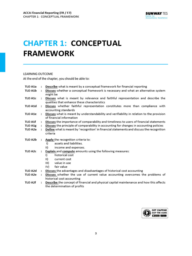 ACCA FR Chapter 1 Study Guide | PDF | International Financial Reporting ...