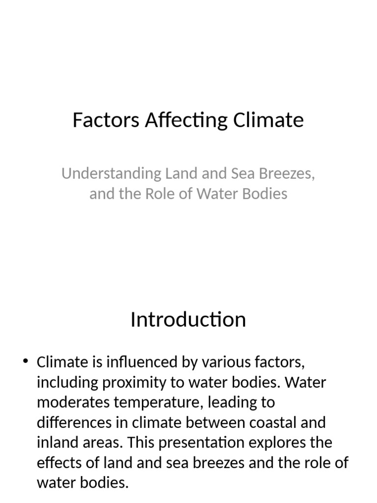 Factors_Affecting_Climate_Presentation | PDF
