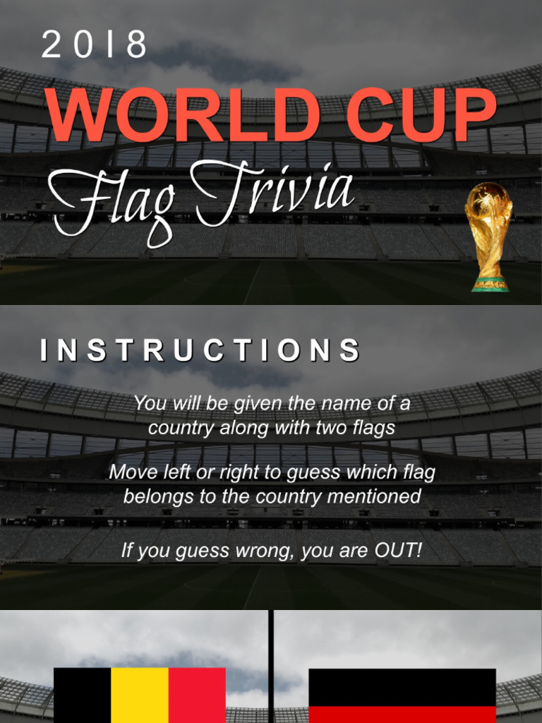 World Cup Flags Trivia Game | PDF