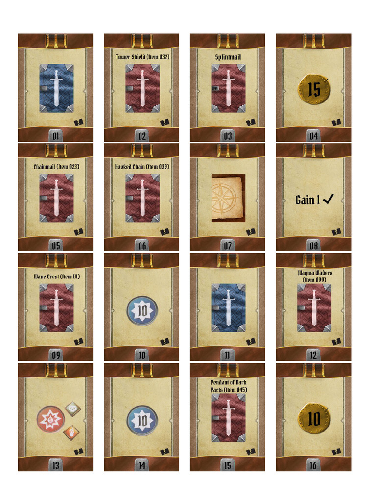 Treasure Chest Cards Double Sided (Reduced File Size) | PDF