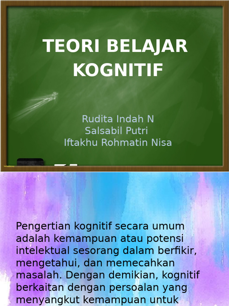 Teori Belajar Kognitif Piaget dan Bruner | PDF