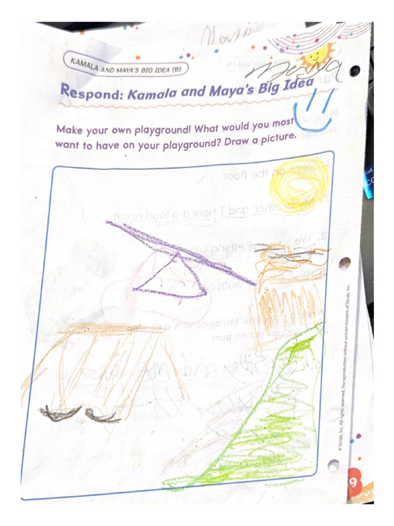 Respond Kamala and Maya's Big Idea | PDF
