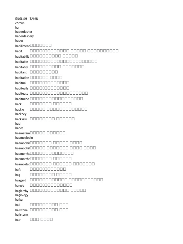 H Lifco Dictionary | PDF