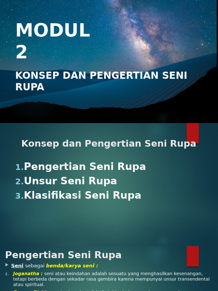 Konsep Dasar Seni Rupa | PDF