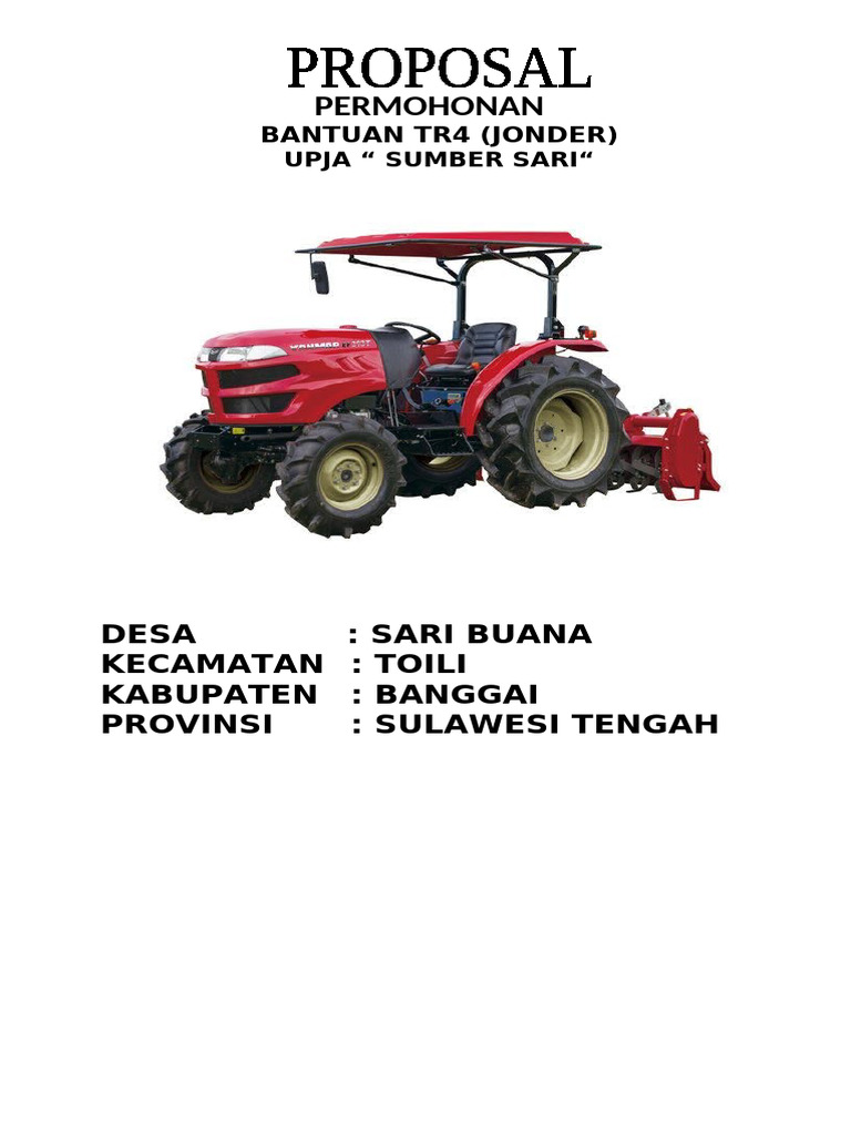 PROPOSAL KELOMPOK TANI - Jonder | PDF