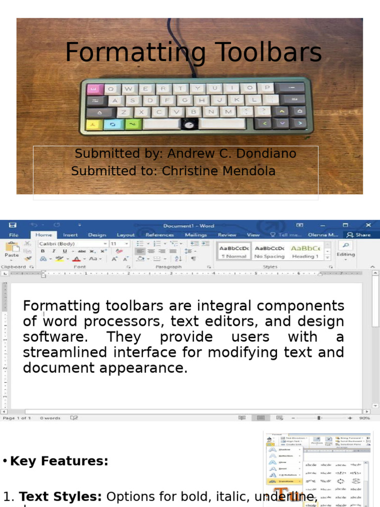 Ppt-Formatting Toolbars (1) | PDF