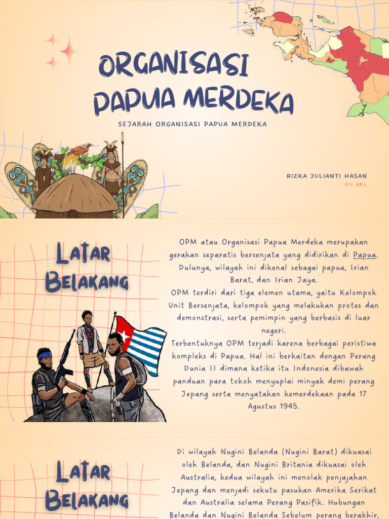 Sejarah Organisasi Papua Merdeka | PDF