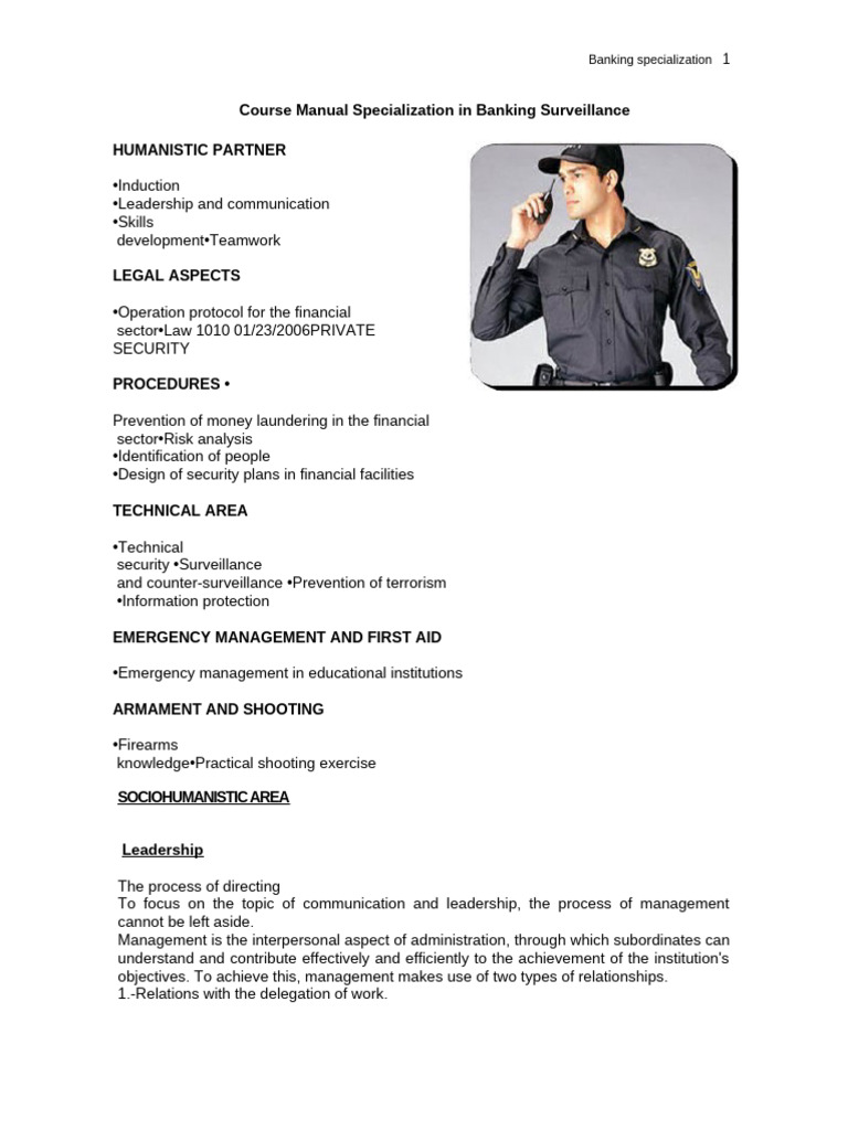 Bank Physical Security | PDF | Closed Circuit Television | Leadership