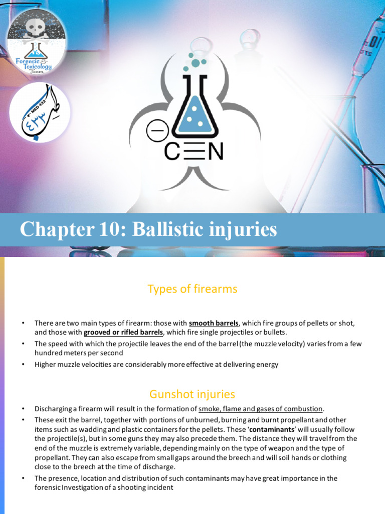 Chapter 10-Ballistic Injury | PDF | Gun Barrel | Firearms